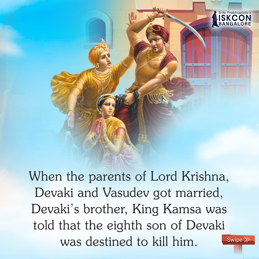 Lord Krishna kills the Tyrant Kamsa - ISKCON Bangalore