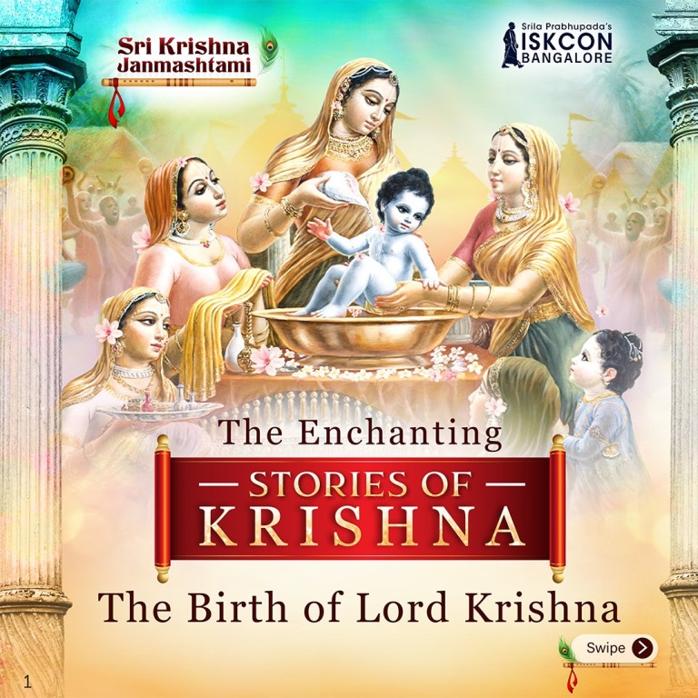 Birth of Lord Krishna - ISKCON Bangalore