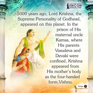 Birth of Lord Krishna - ISKCON Bangalore