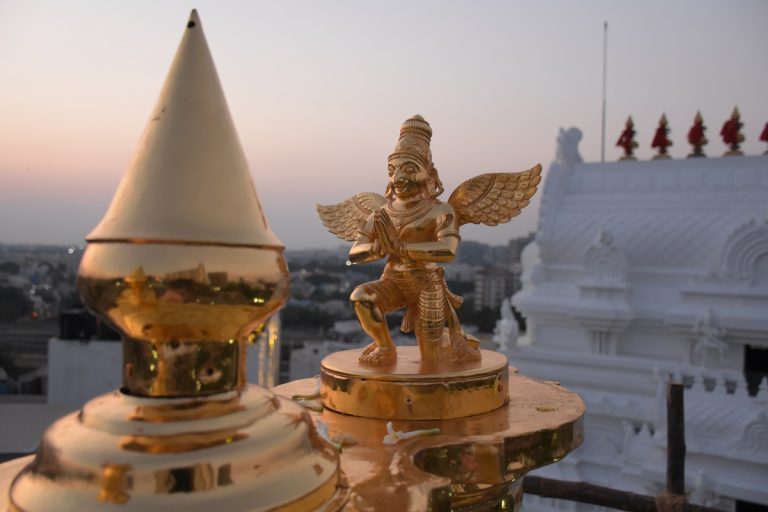 Dhvaja Stambha (Garuda Stambha) Punar Pratishthapana Ceremony - ISKCON ...